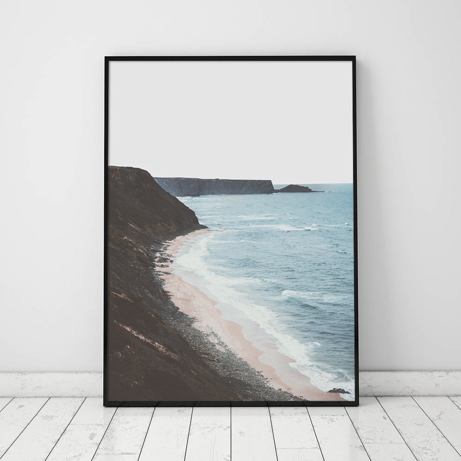 Coastal Art Prints Beach Print Blue Ocean Wall Art | Etsy