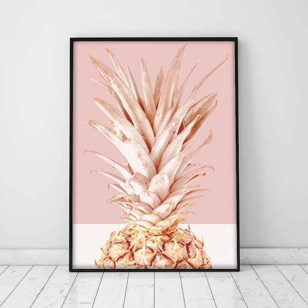 Pink Pineapple Printable - Etsy