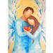 Angels Painting, Couple Art, Angels in Love, Christmas Angel With Heart ...