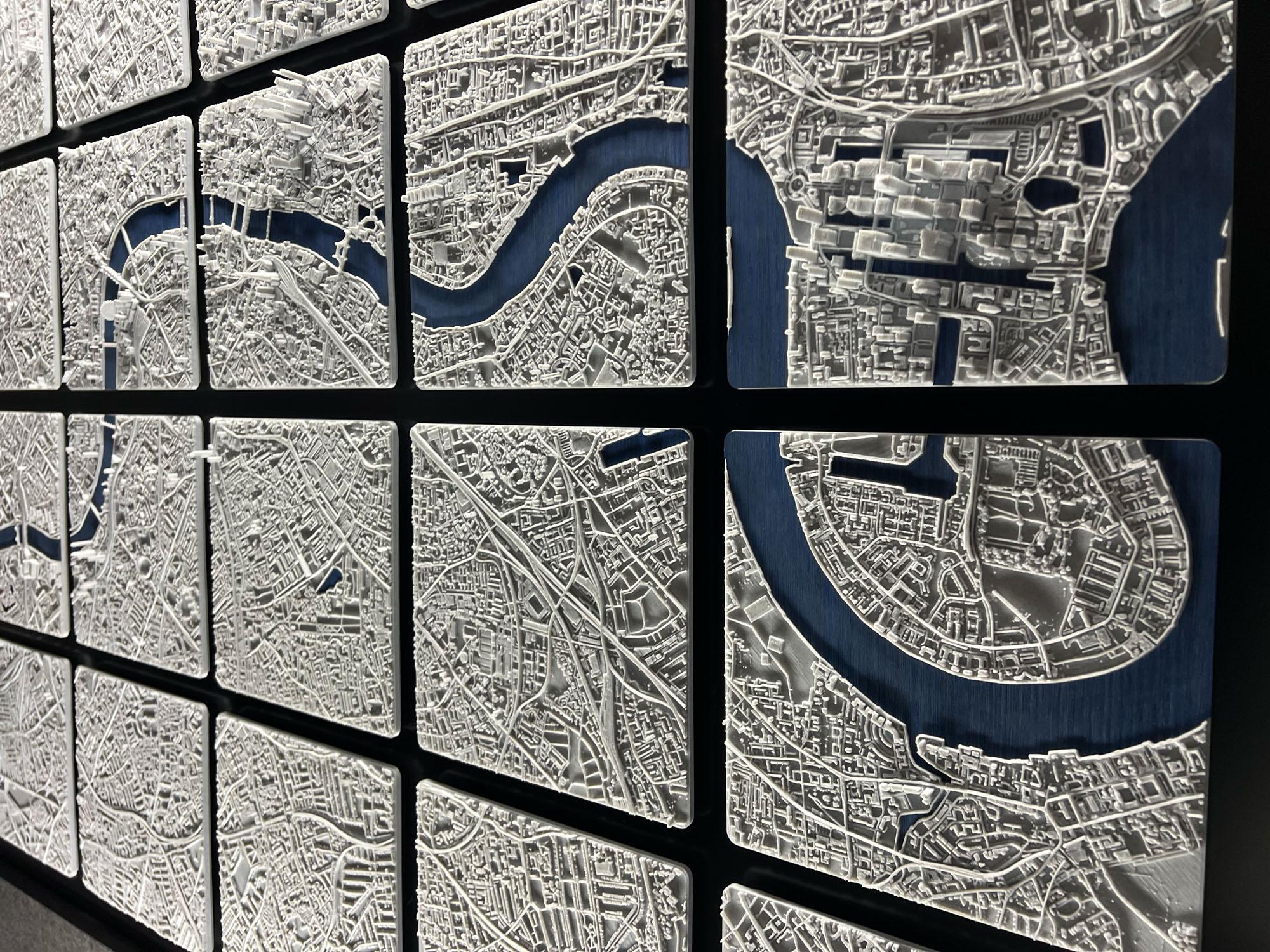 London 3d-printed Map - Etsy