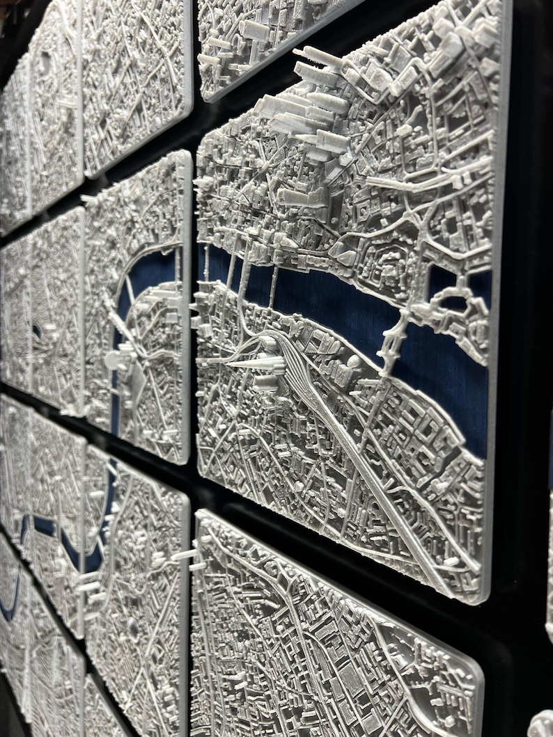 London 3d-printed Map - Etsy