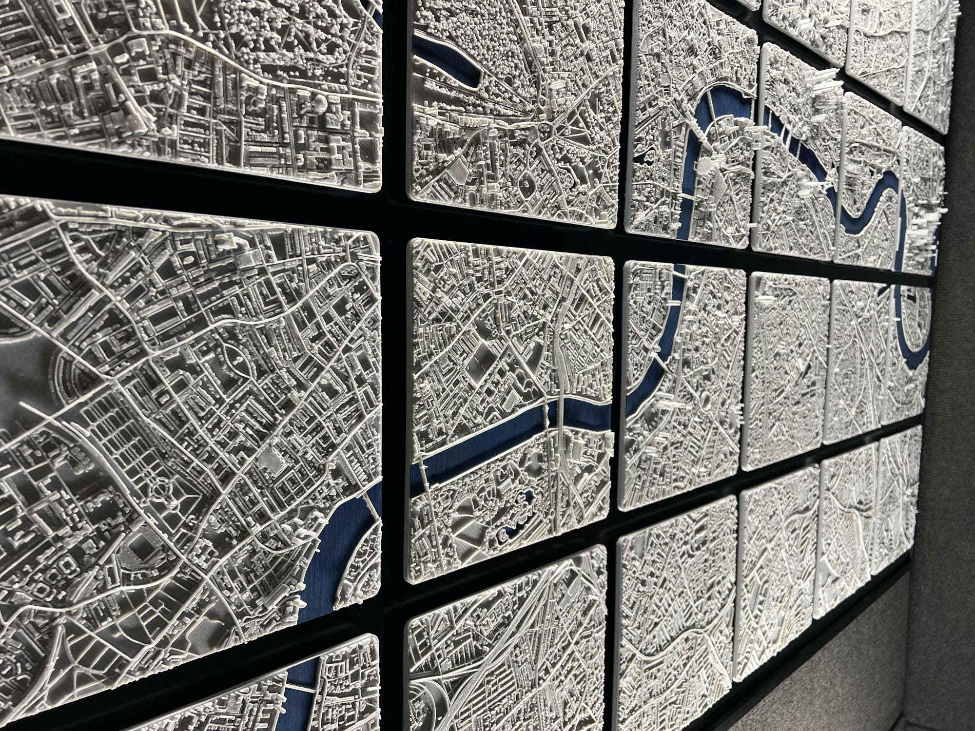 London 3d-printed Map - Etsy
