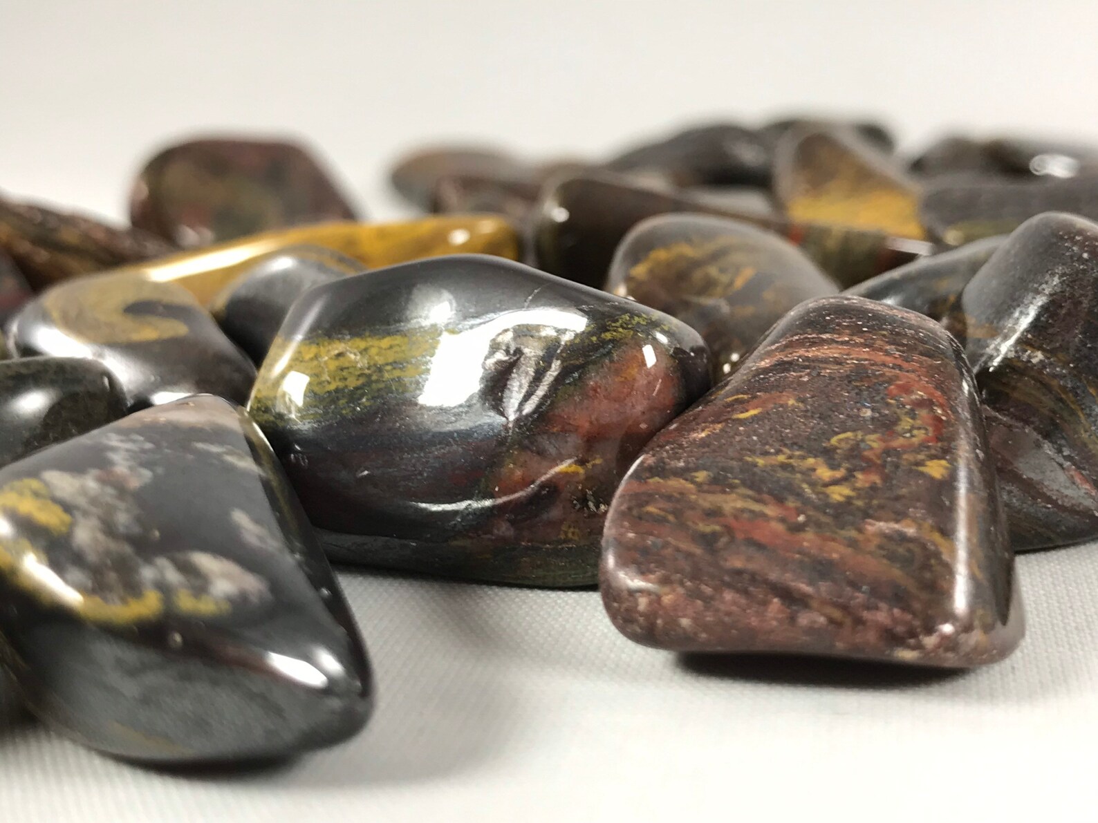 Tigers Iron Large Tumbled Stone / Crystals / Palm / Thumb / - Etsy