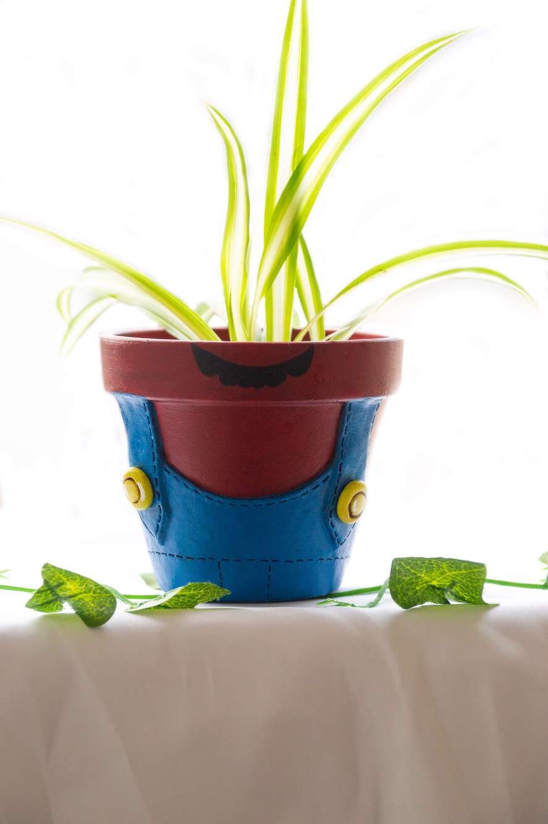 Customisable Mario Themed Plant Pot - Etsy