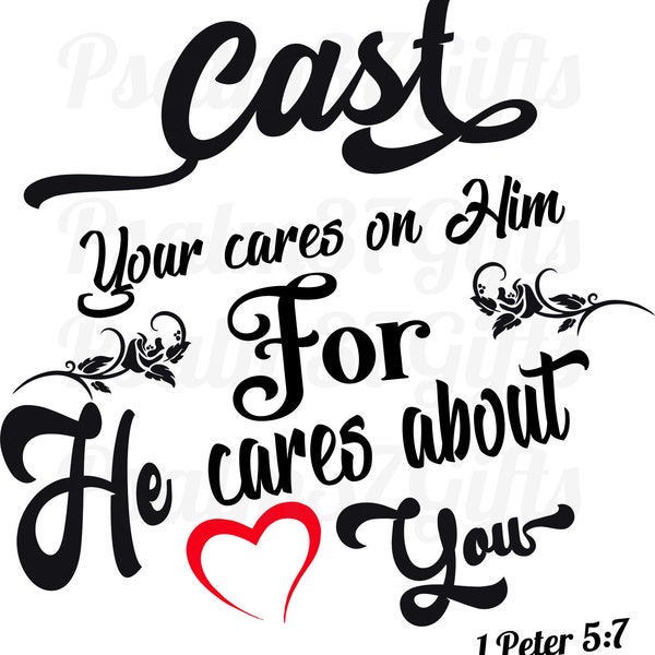 Cast Your Cares - Etsy