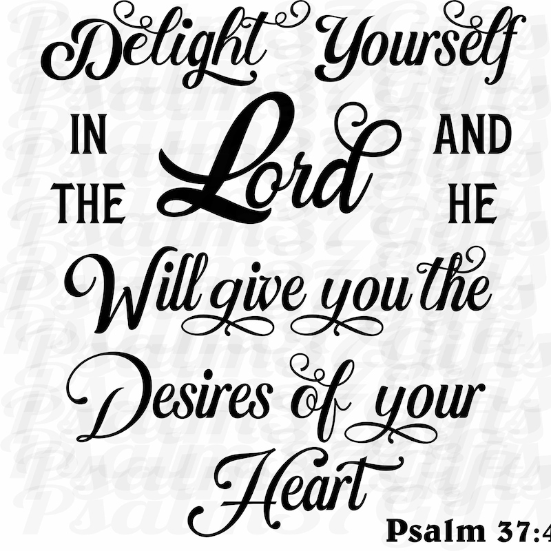 Psalm 37 4 - Etsy
