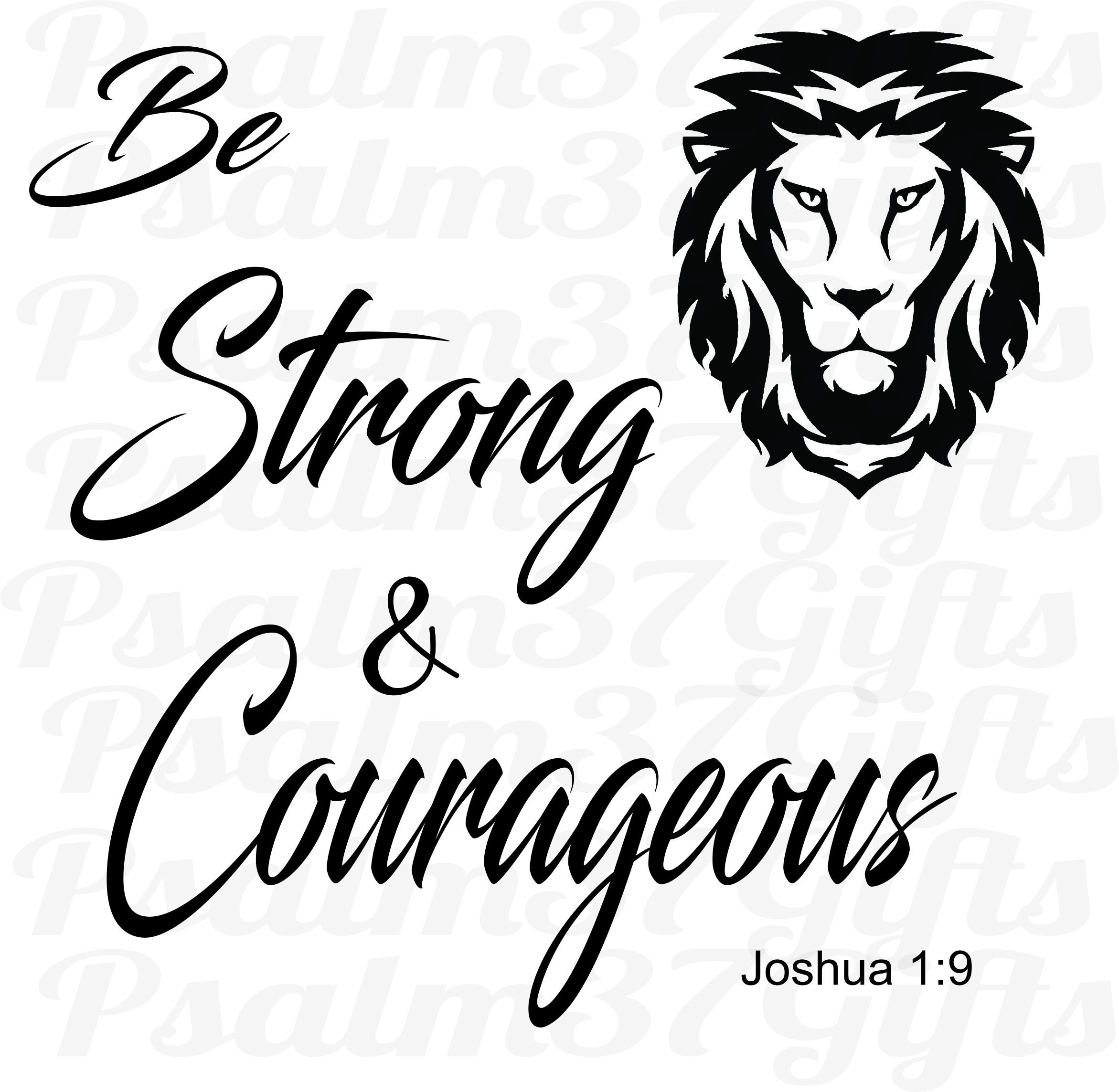 Joshua 1:9 Lion