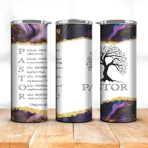 Pastor Appreciation Gift PNG Pdf Jpeg Sublimation Wrap Tumbler Bags ...