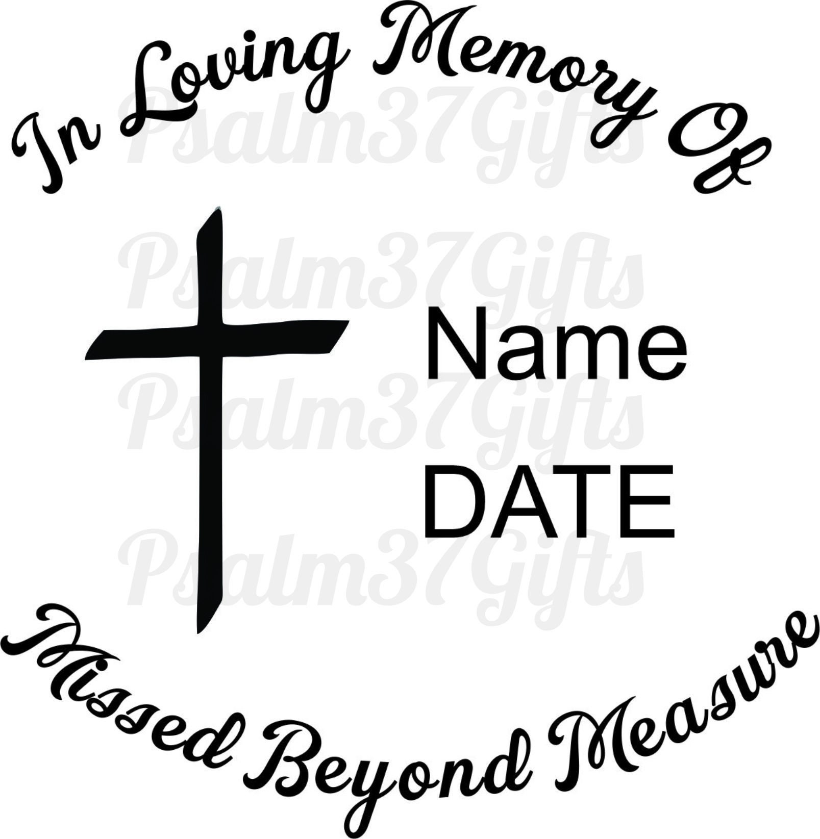 In Loving Memory Cross