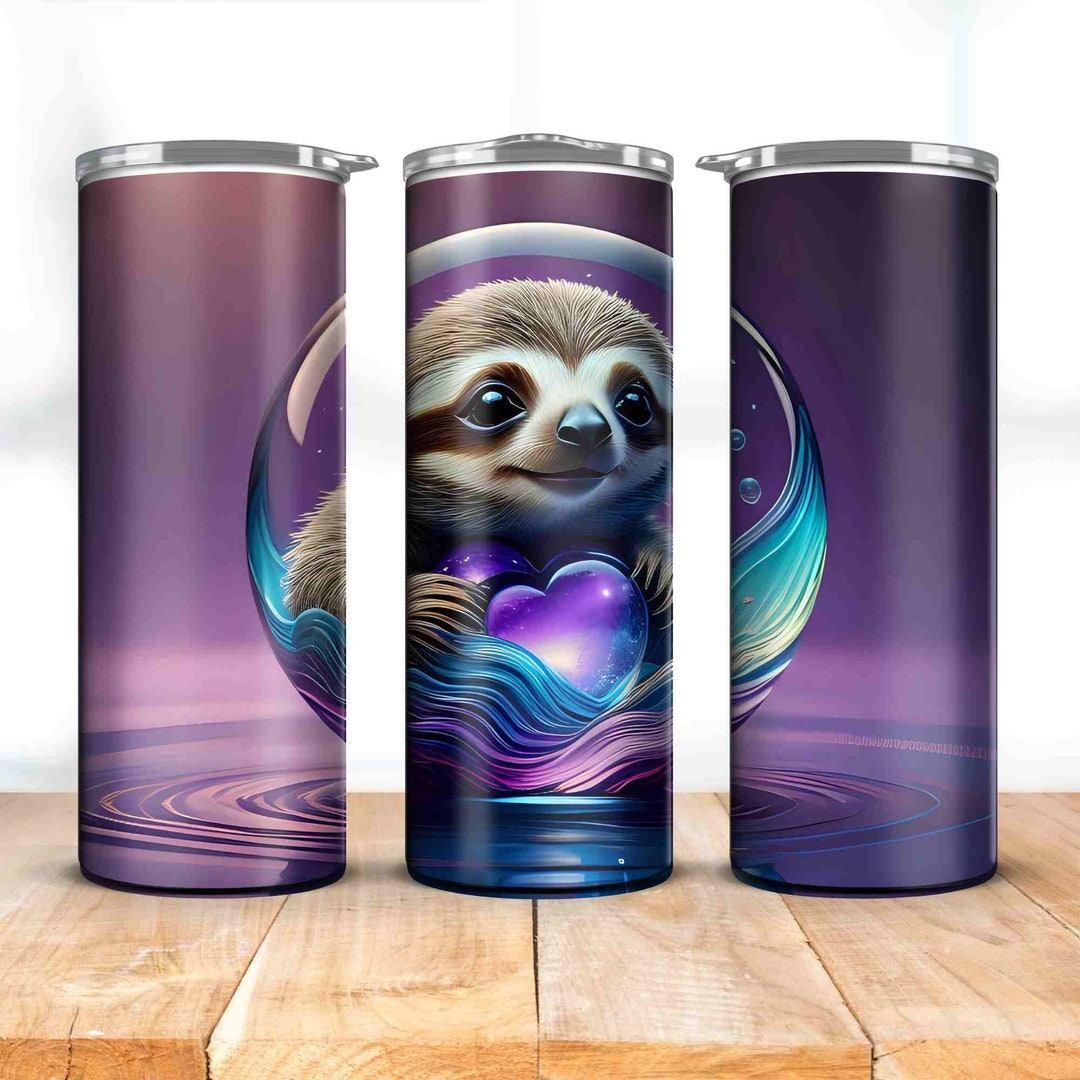 3D Baby Sloth Png Premium Graphics Printable Art 600 DPI Frameable ...