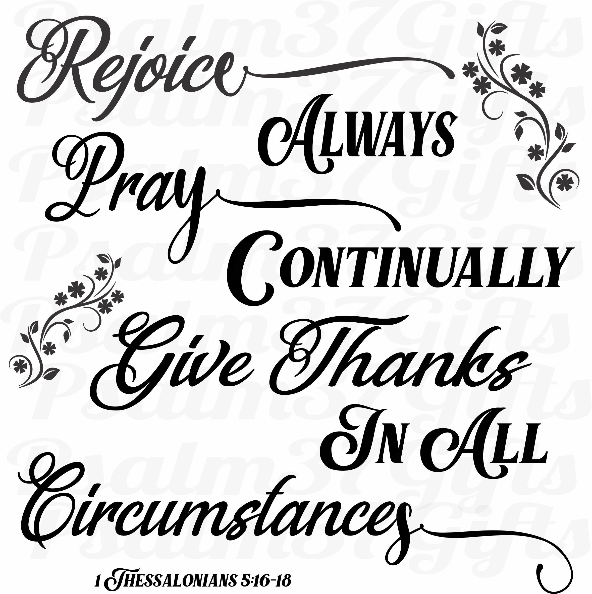 1 Thessalonians 5:16 18