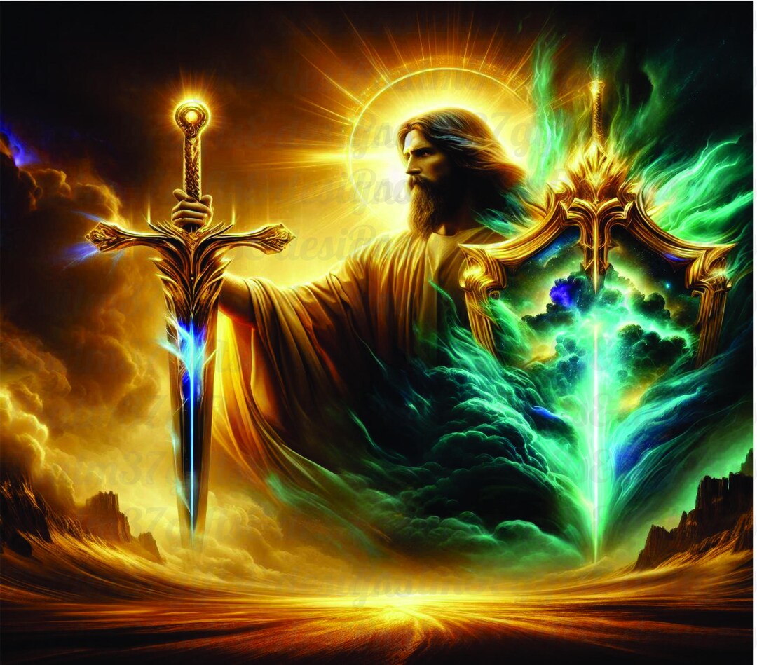 Jesus Power of God Shield of Faith Sword of the Spirit Electrical Storm ...