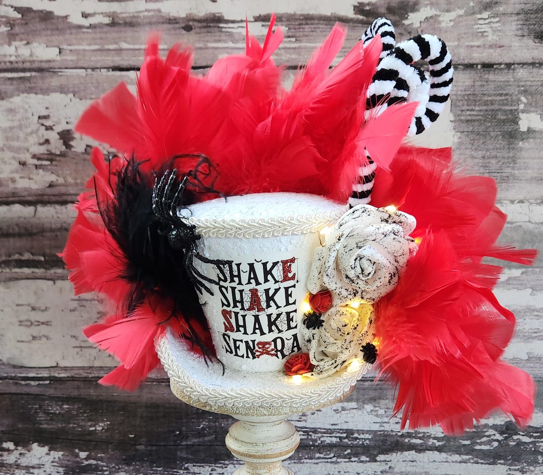 Mini Top Hat With Lights, Ghost With the Most, Shake, Mad Hatter, Tea ...