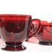 Red Vintage Glassware Set in Royal Ruby Anchorglass, 9 Piece Ruby Red ...