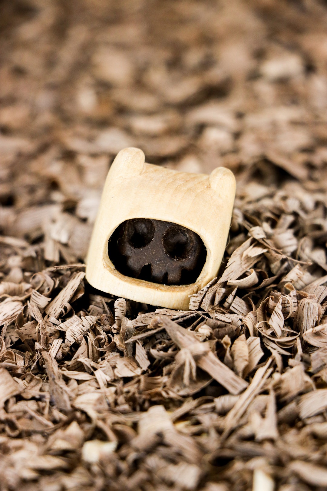 Finn the Human Adventure Time Skull Hand Carved - Etsy