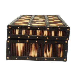 Large Antique Porcupine Quill Box Anglo Indian Ceylon Handcrafted in ...