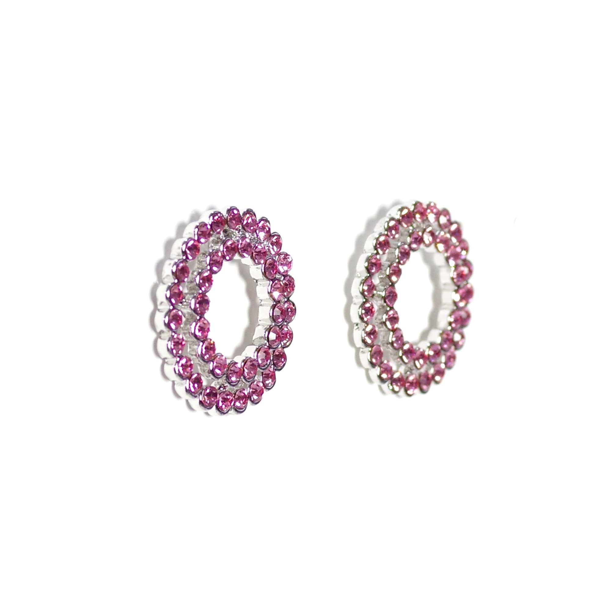 Australian Crystal Loop Earrings - Etsy