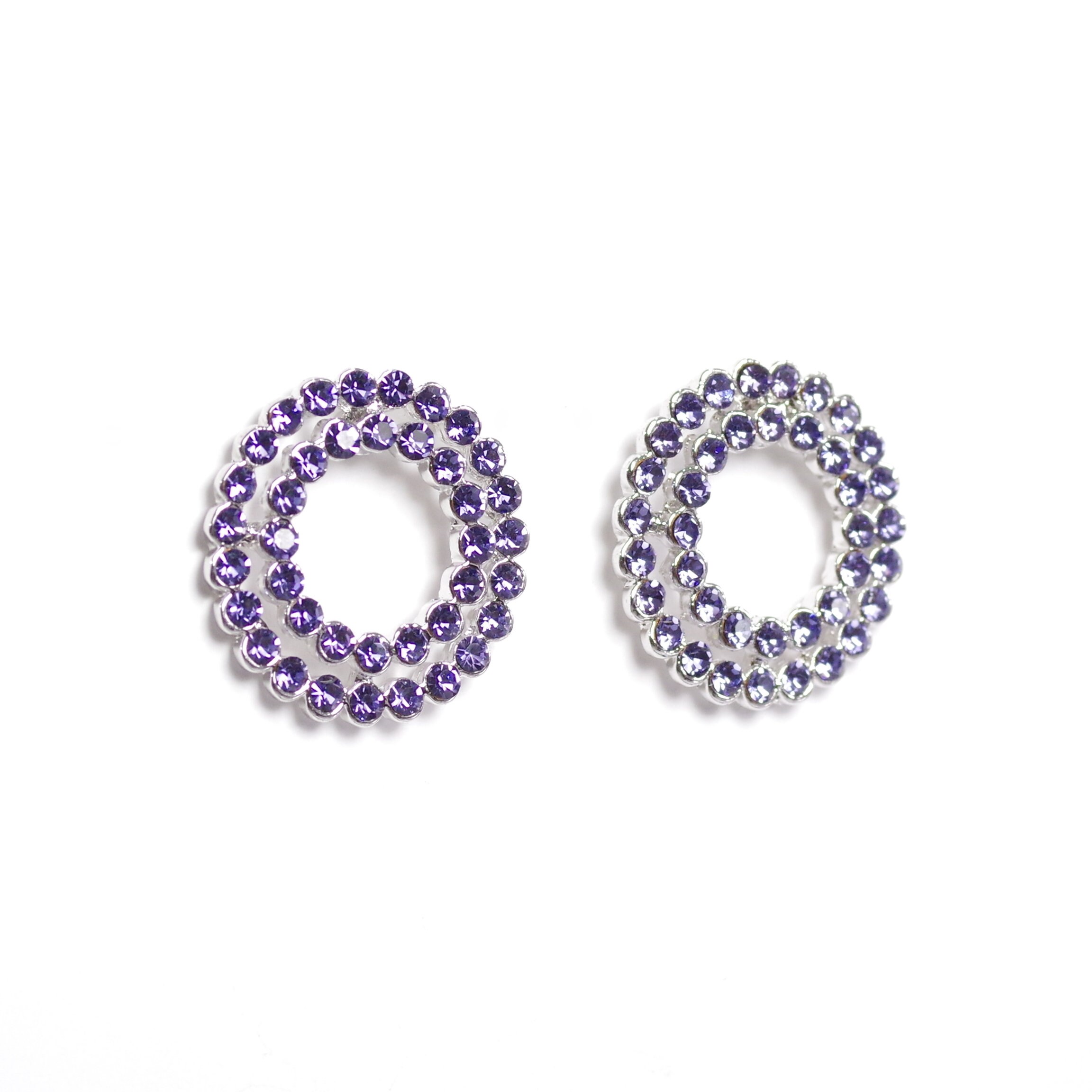 Australian Crystal Loop Earrings - Etsy