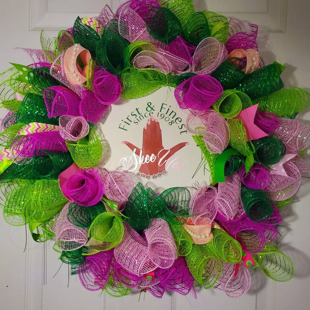 Beautiful Custom Door Wreath, With or Wthout Elegant Handmade ...