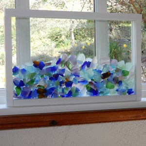 Dreamcatcher Stand up Sea and Beach Glass Display Window - Etsy