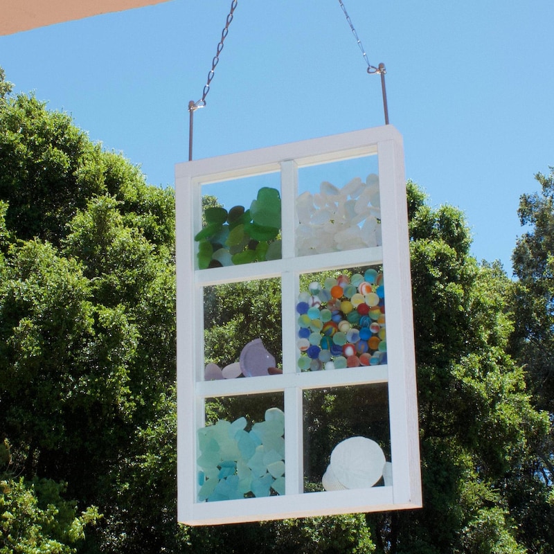 Sea Glass Window Art - Etsy