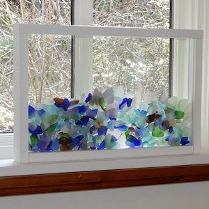 Dreamcatcher Stand up Sea and Beach Glass Display Window - Etsy