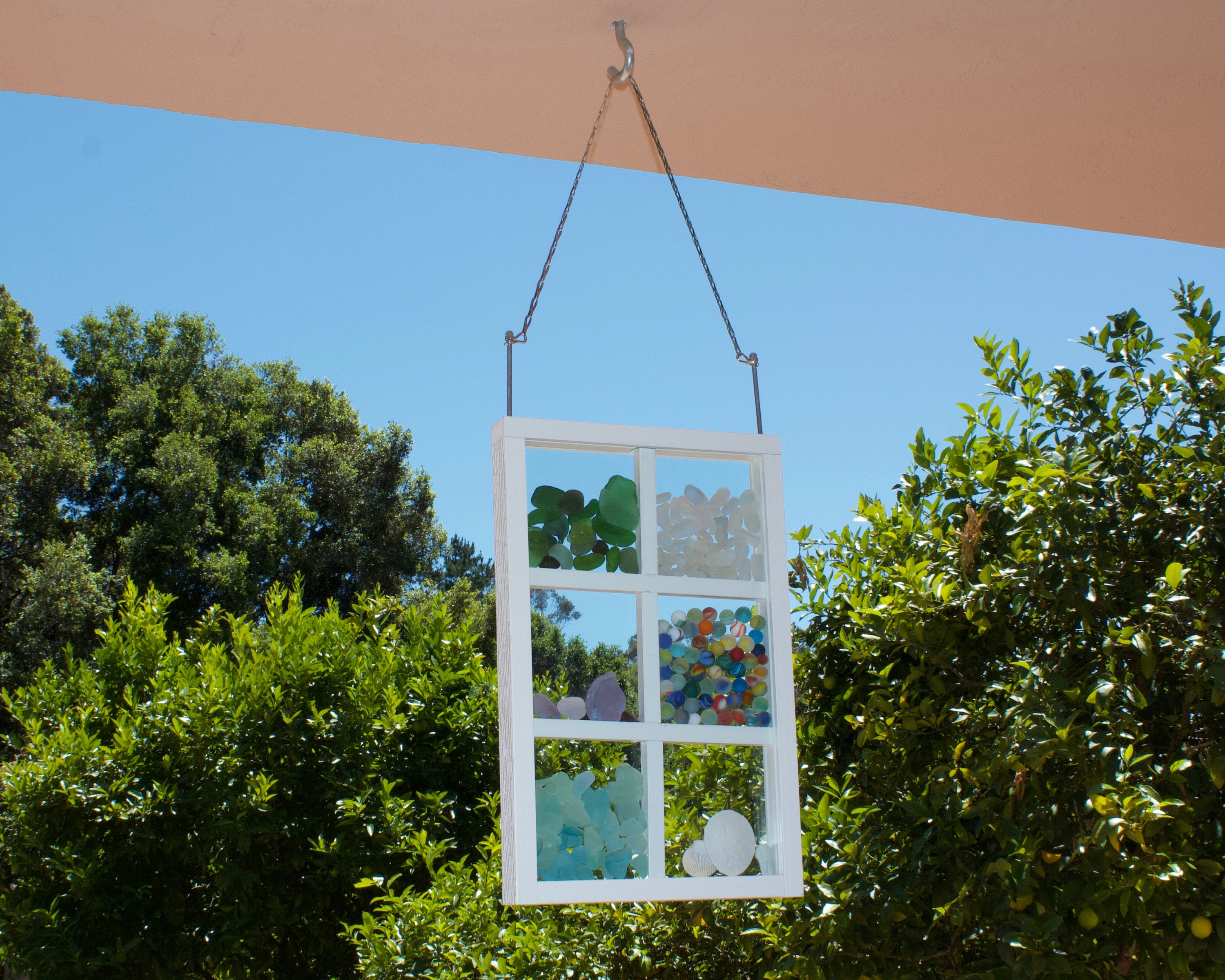 Beachcomber Divided Sea and Beach Beach Glass Display Window - Etsy