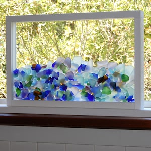 Dreamcatcher Stand up Sea and Beach Glass Display Window - Etsy