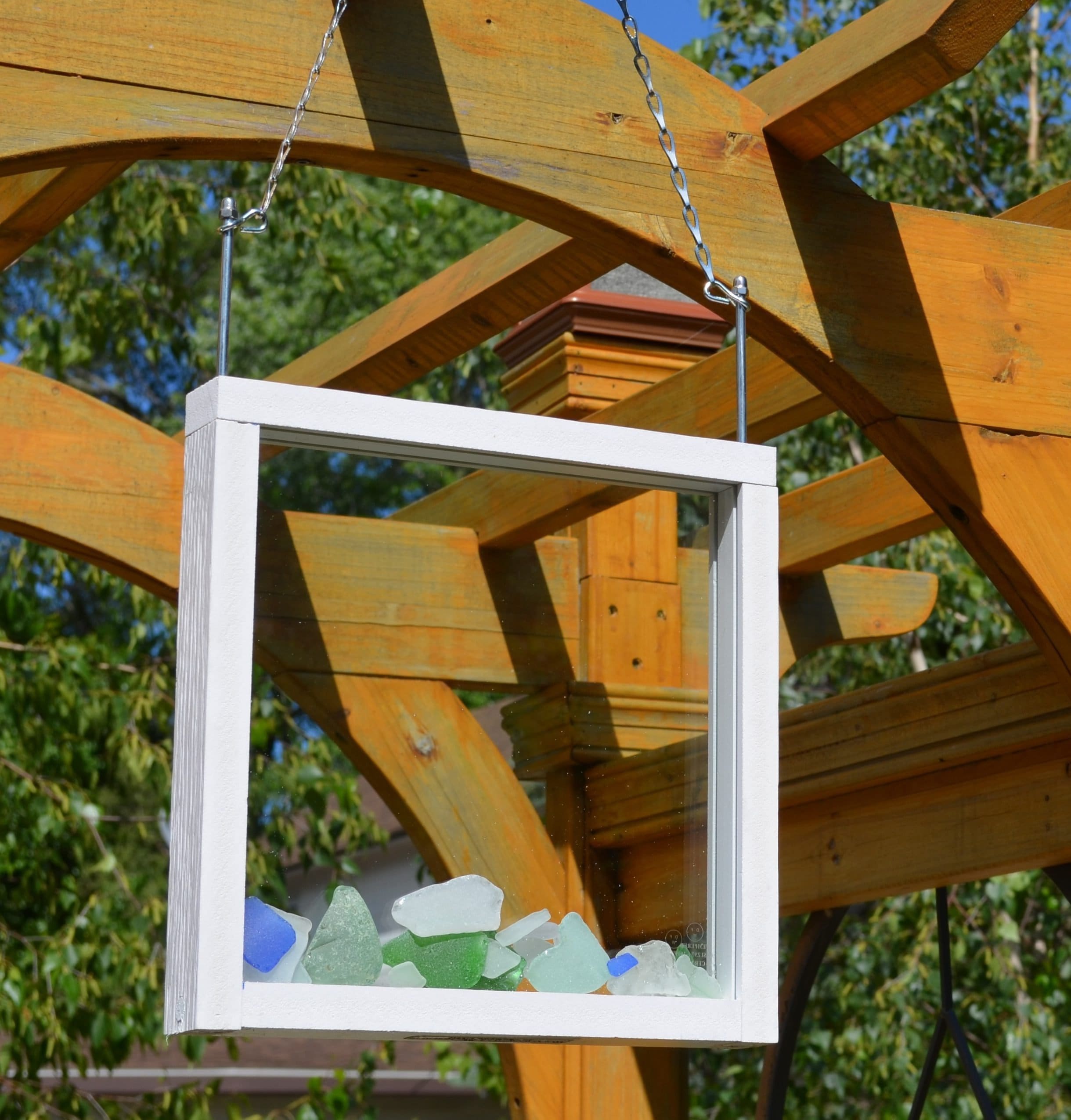Wanderer Sea and Beach Glass Hanging Display Window - Etsy
