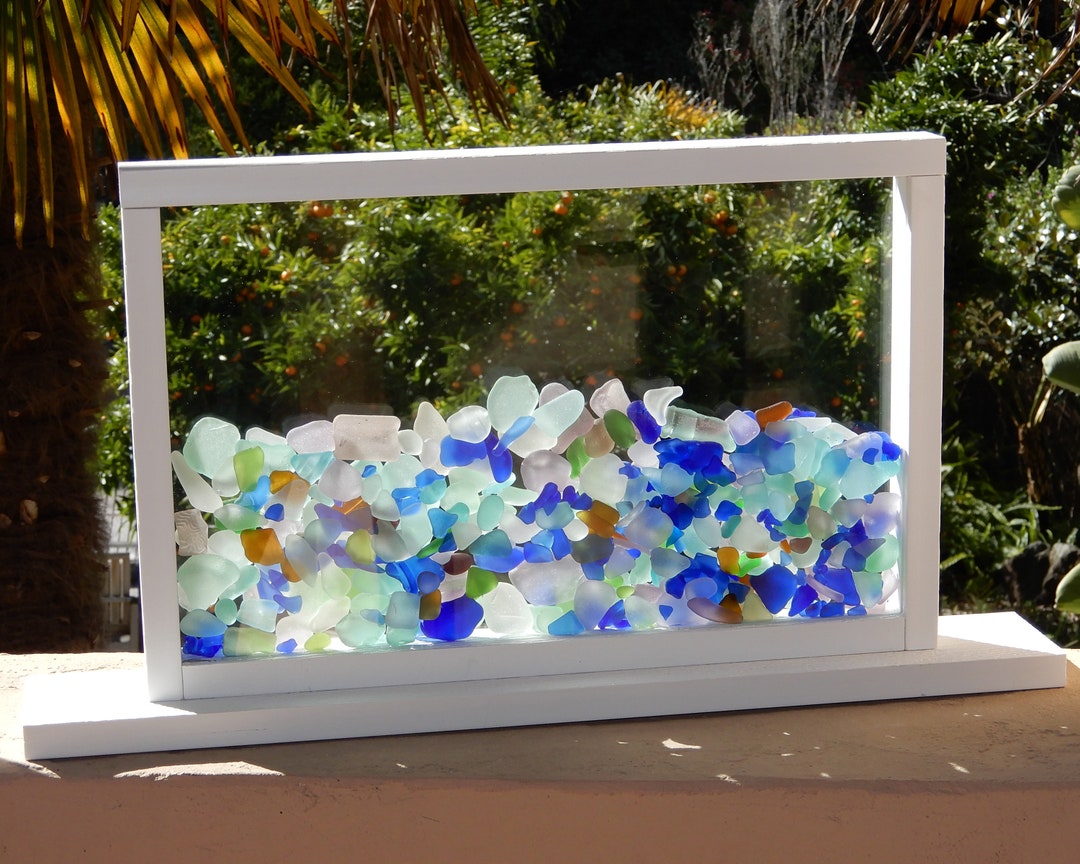 Dreamcatcher Stand up Sea and Beach Glass Display Window - Etsy