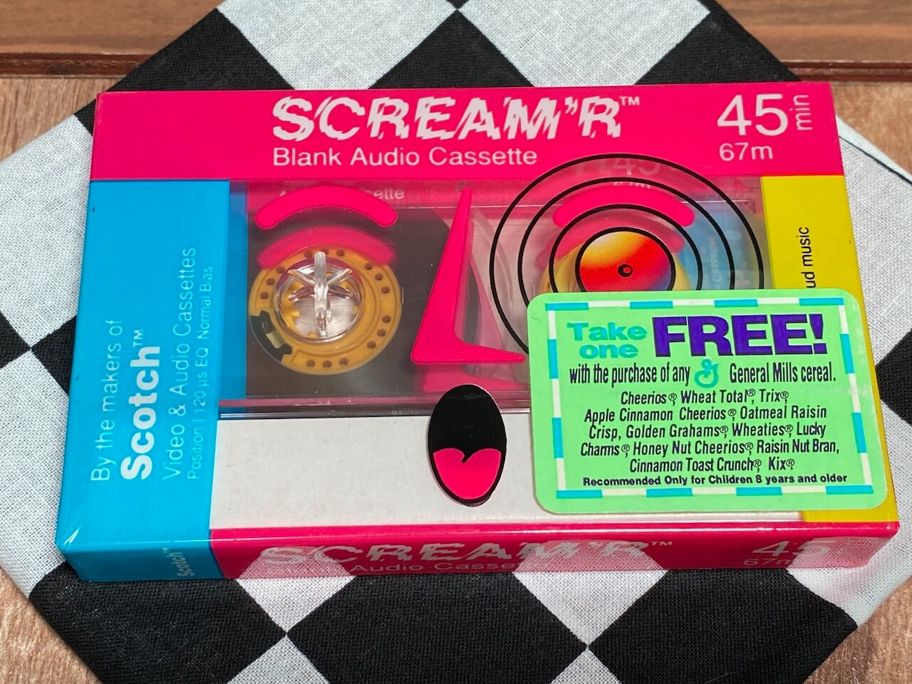 Scotch 1990 SCREAM'R Blank Audio Cassette - SEALED! - Etsy