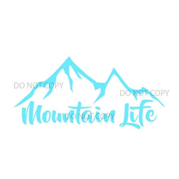 Mountain Life Svg - Etsy