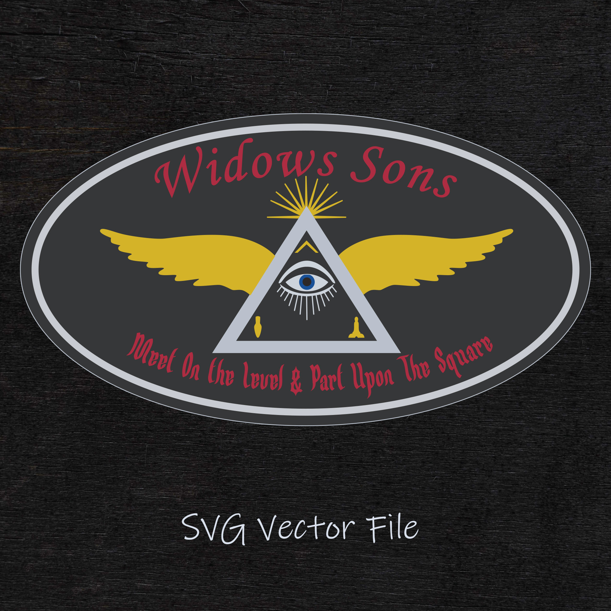 Widows Sons Masonic SVG Cut File Design for Cricut - Etsy