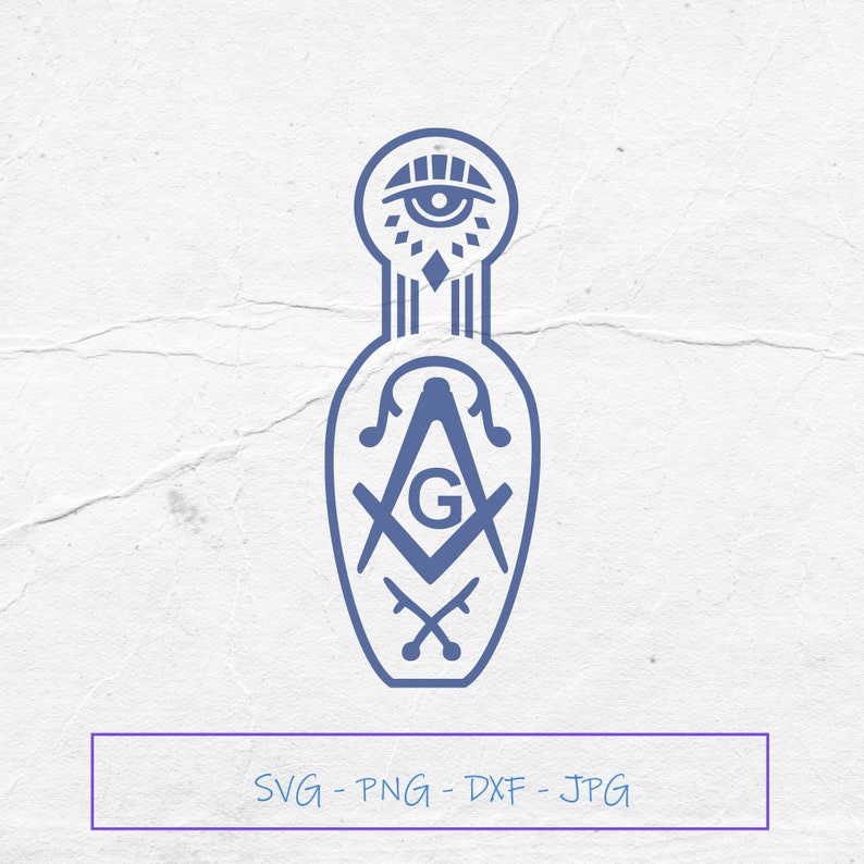 SVG Mason Slipper Freemason Symbol Cut File Masonry SVG | Etsy