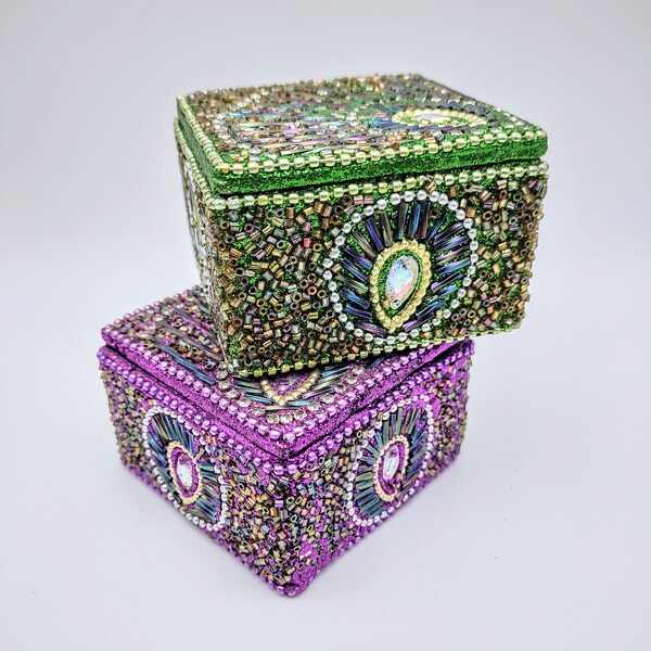 Beaded Box - Etsy
