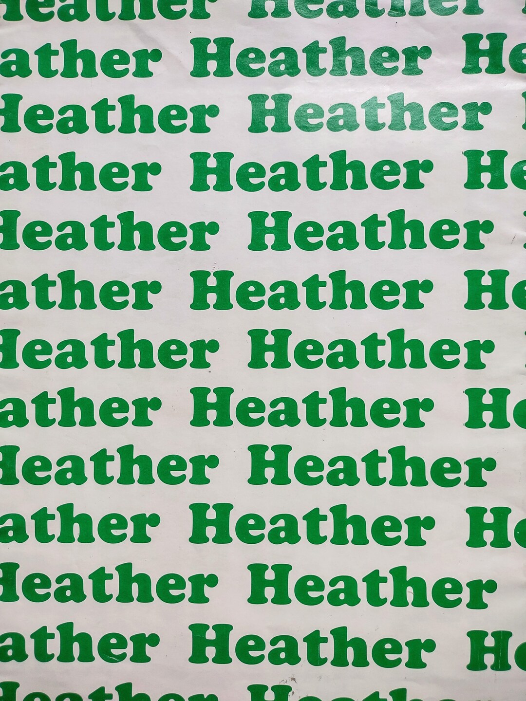 Personalized Gift Wrap Vintage 1982 Noteworthy Name Wrapping Paper 20 X ...