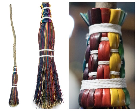 Wizard Broom Rainbow Broomsticks Magic Flying Broom | Etsy