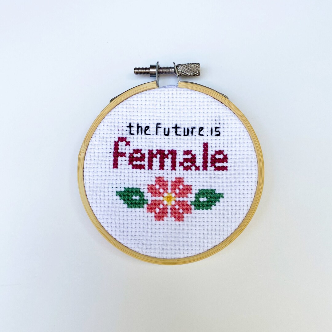 The Future is Female Feminist Cross Stitch Pattern Funny Instant ...