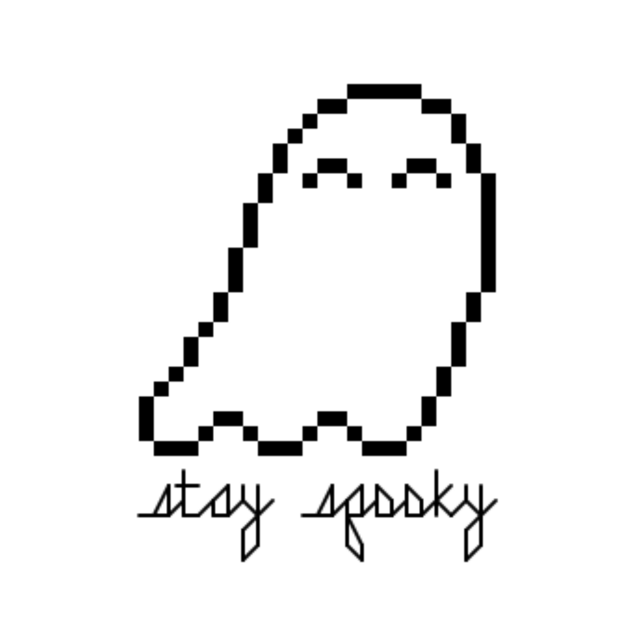 Stay Spooky Ghost Halloween Witch Cross Stitch Pattern Funny Instant ...