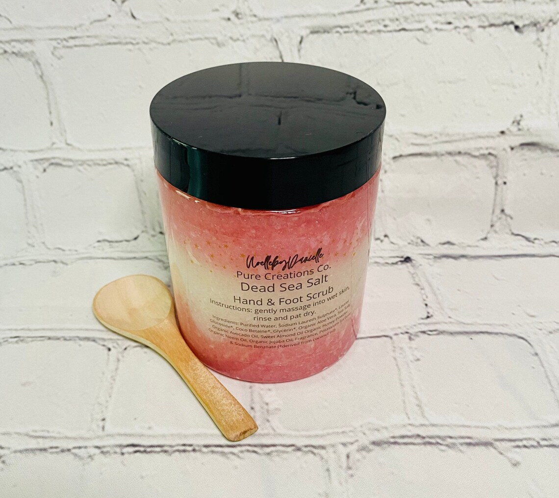 Dead Sea Salt Hand & Foot Scrub Self-care Gifts Skin | Etsy