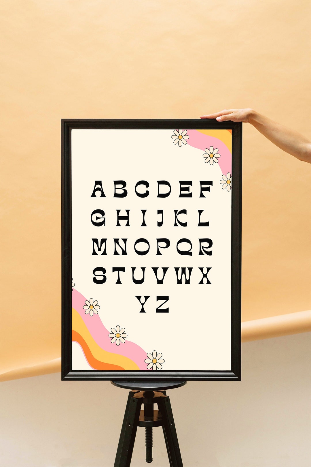 Retro Homeschooling Alphabet Poster 18x24 or Smaller - Etsy
