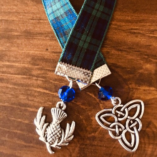SCOTTISH THISTLE BOOKMARK Highlander Flower Pride Book Mark - Etsy