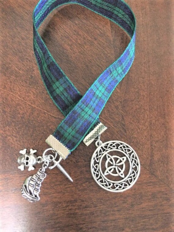 OUTLANDER BOOKMARK Echo in the Bone Scottish Blackwatch | Etsy