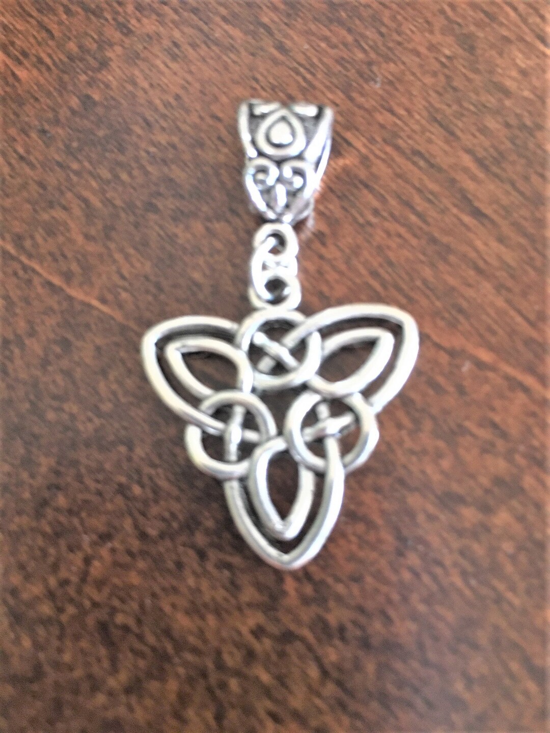 COLLIER TRINITY KNOT Pendentif Triquetra Chaîne plaquée - Etsy France