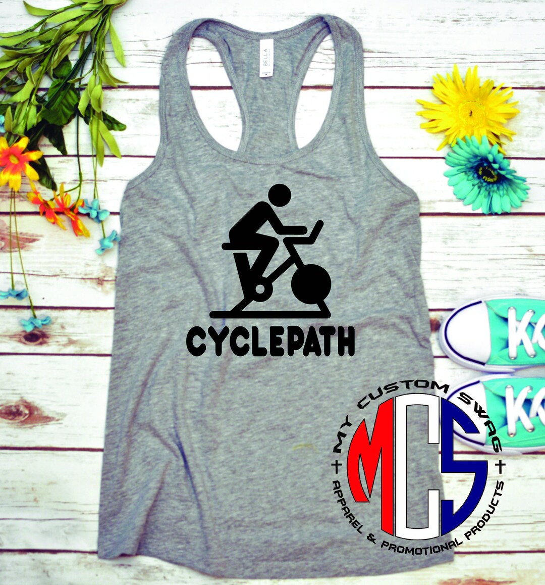Funny Tank Top / Indoor Cycle Tank Top / Cycling Shirt / Funny Workout ...