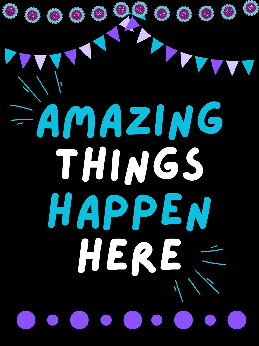 Growth Mindset Classroom Posters: Neon Motivational Wall Art (digital ...