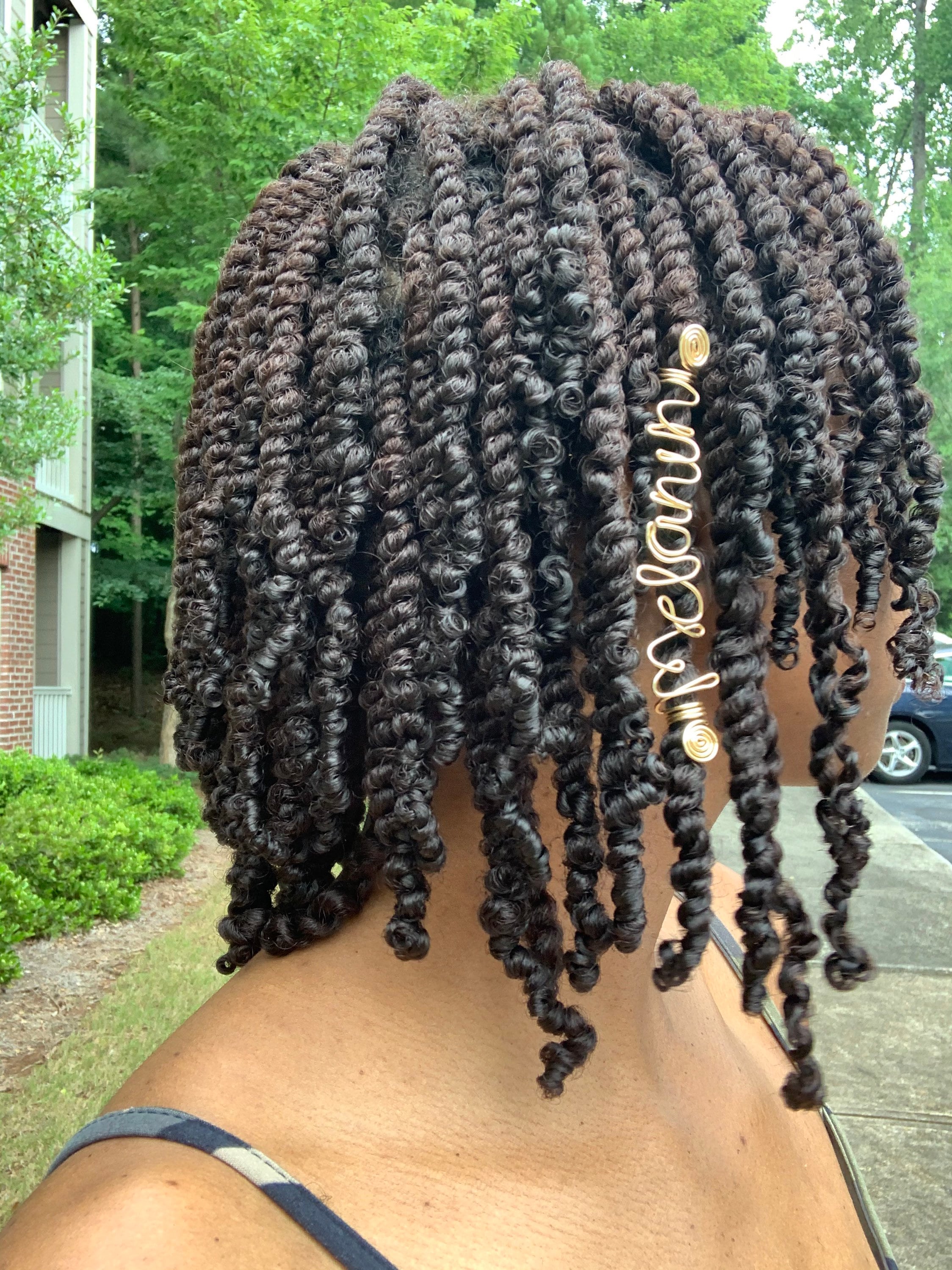 Melanin Loc Jewelry Gold Hair Jewelry for Locs Twists and - Etsy