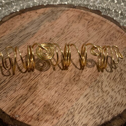 Melanin Loc Jewelry Gold Hair Jewelry for Locs Twists and - Etsy