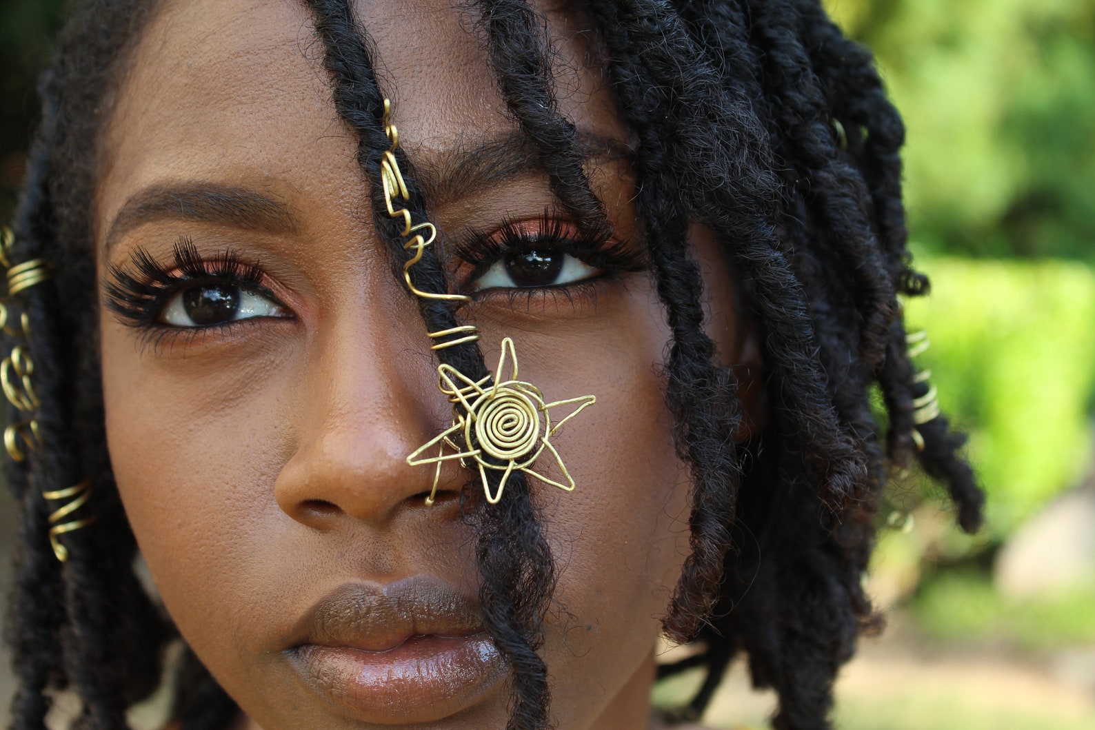Loc Jewelry GOLD With Sun Charm Unisex Dreadlock Accessory - Etsy