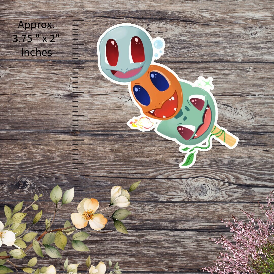 Poke Gen 1 Dango Sticker - Etsy